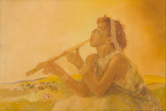 Bonhams : Abel Pann (Israeli, 1883-1963), David, signed (lower left ...