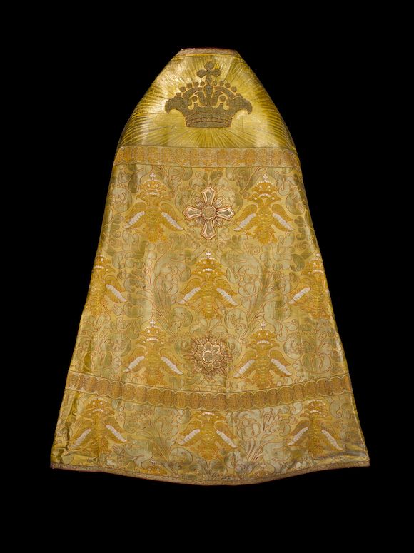 Bonhams : An important 1896 Nicholas II Coronation vestment, together ...