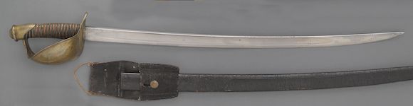 Bonhams : A U.S. Model 1860 naval cutlass