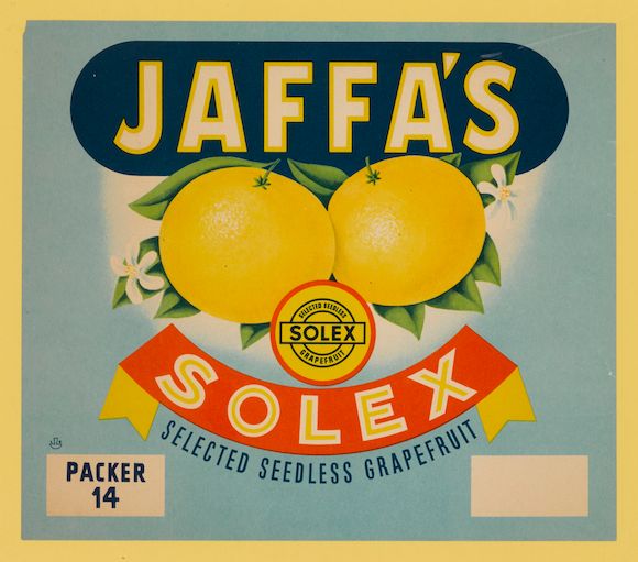 Bonhams : JAFFA'S SOLEX, SELECTED SEEDLESS GRAPEFRUIT, c.1950 ...