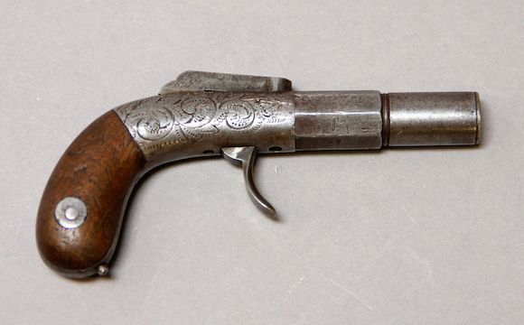 Bonhams : A Bacon & Co. bar hammer percussion pistol