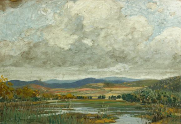 Bonhams : John Jay Baumgartner (American, 1865-1946) Looking North from ...
