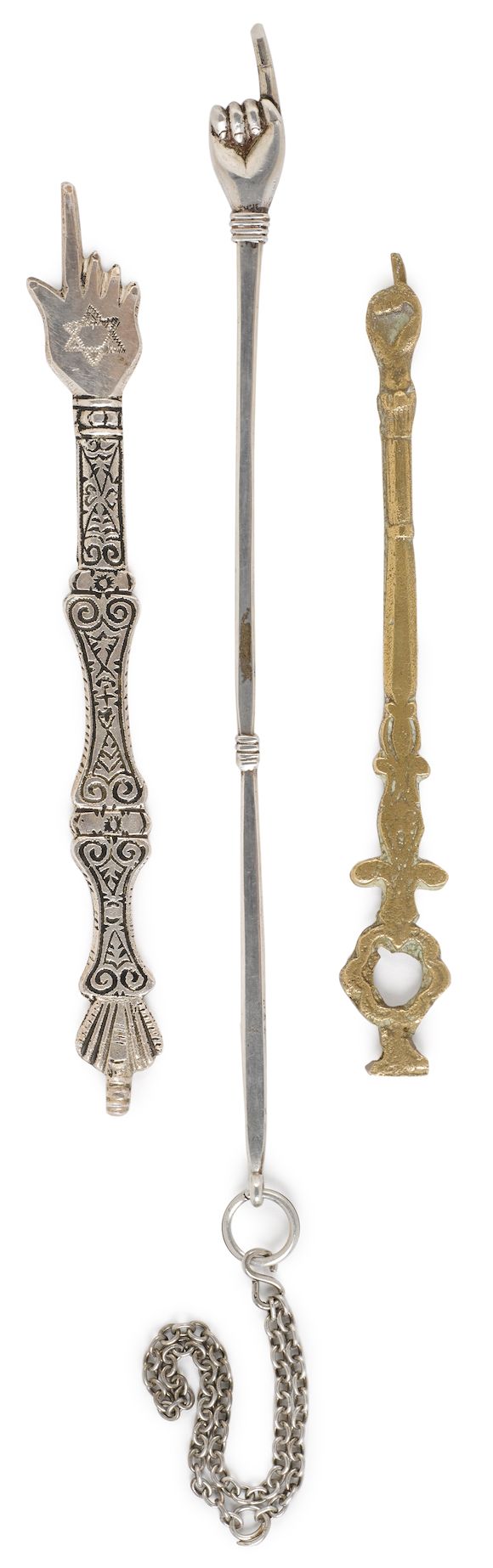 Bonhams : A silver yad (Torah pointer) Dutch, 19th century of simple ...