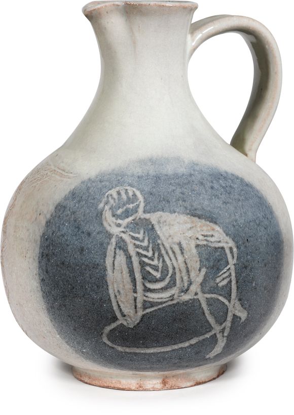 Bonhams : Chava (Eva) Samuel (Israeli, 1901-1989) one-handled jug, c ...