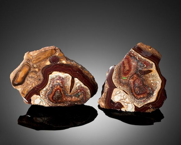 Bonhams : Boulder Opal Split Specimen