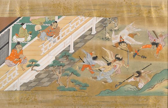 Bonhams : Anonymous (Edo period) Legend with Tengu