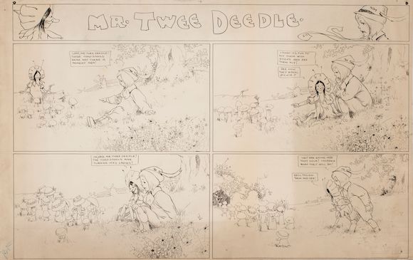 Bonhams : GRUELLE, JOHNNY. 1880-1938. Mr. Twee Deedle, pen and ink on ...