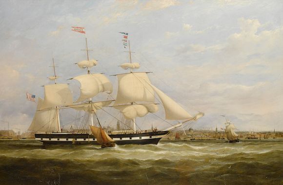 Bonhams : Samuel Walters (British, 1811-1882), circa 1840 The packet ...