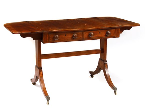 Bonhams : An early Victorian rosewood sofa table
