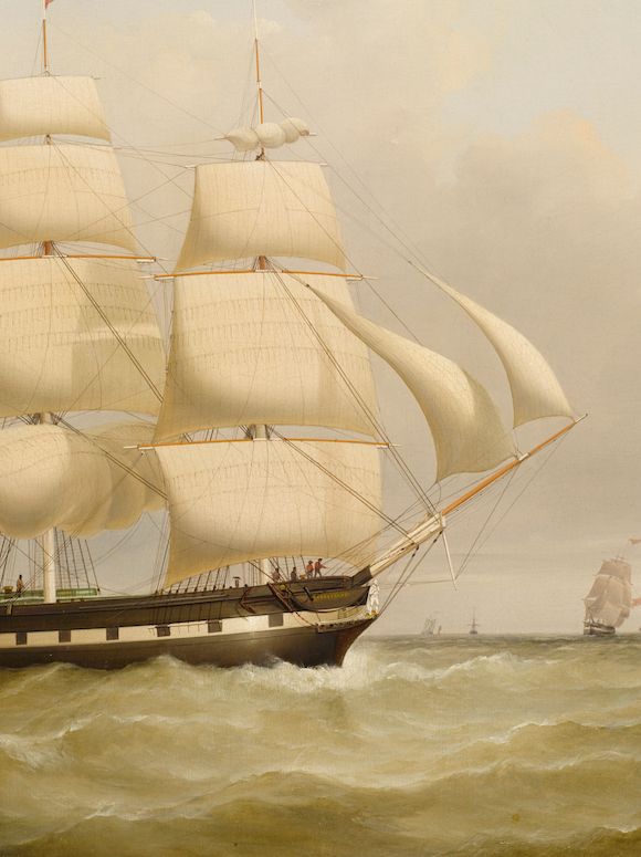 Bonhams : Samuel Walters (British, 1811-1882) The American packet ship ...