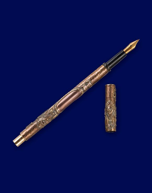Bonhams : PARKER: A Rare and Important No. 60 Awanyu "Aztec" Gold ...