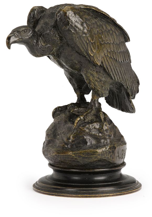 Bonhams : A patinated bronze sculpture of a vulture after a model by ...
