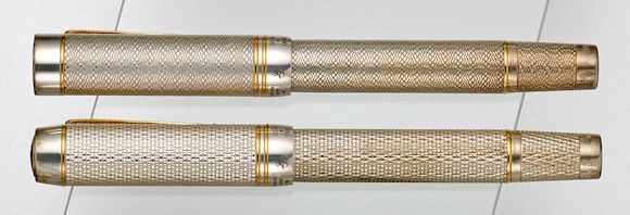 Bonhams : CLASSIC PENS: Parker Duofold CP5 Celebration Set of 2 Limited ...