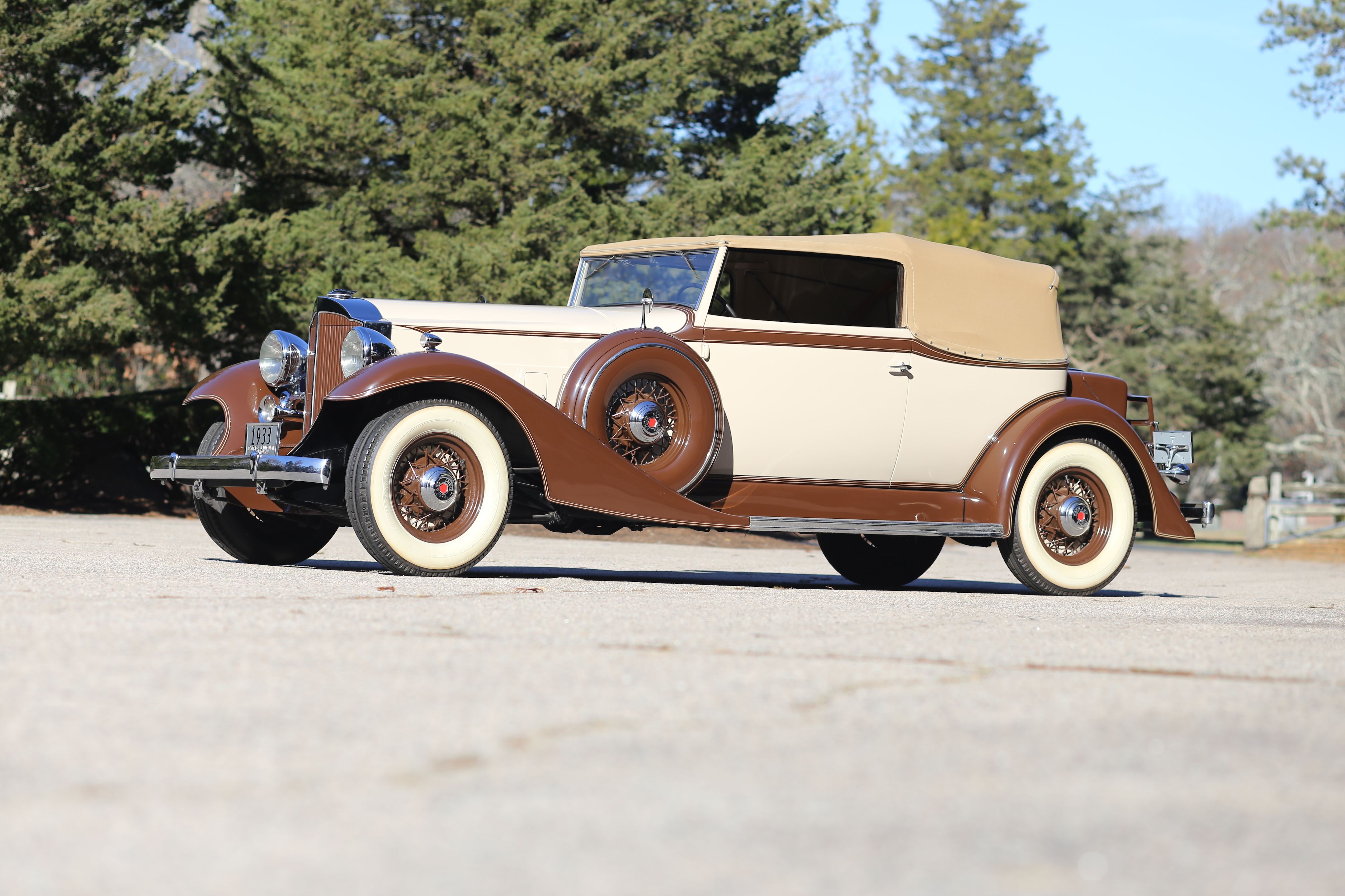 1933 Packard Eight Model 1002 Convertible Victoria Coachwork by ...