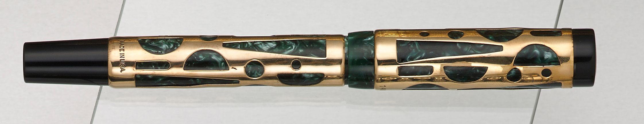 Bonhams : MICHAEL FULTZ Art Moderne 14K Gold Overlay Limited Edition ...
