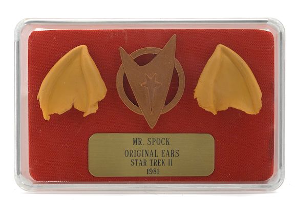 Bonhams : A pair of Spock ears from Star Trek II: The Wrath of Khan