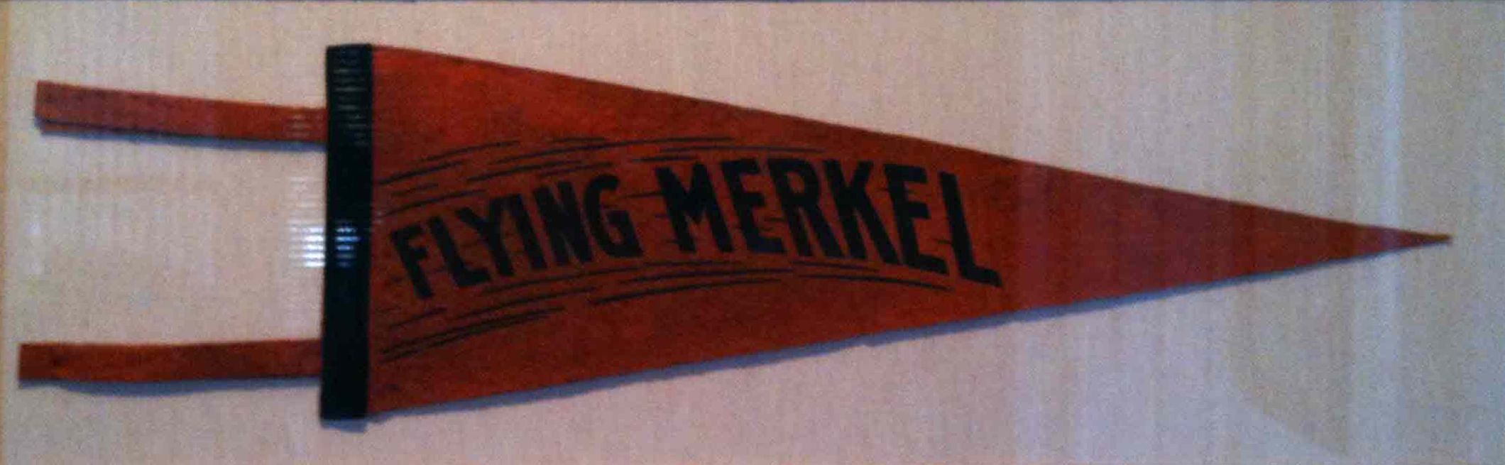 Bonhams Cars : A rare Flying Merkel motorcycle pennant, circa 1910,