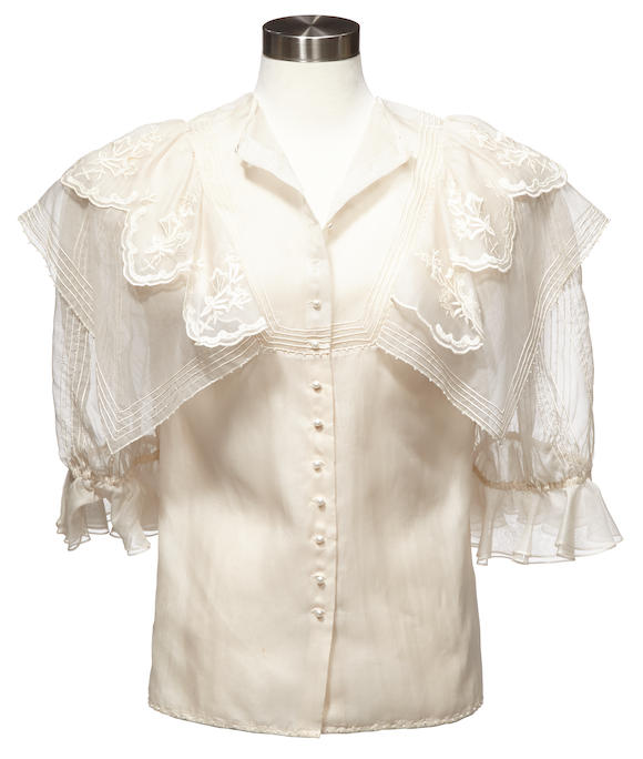 Bonhams A Blouse Worn By Piper Laurie On Twin Peaks