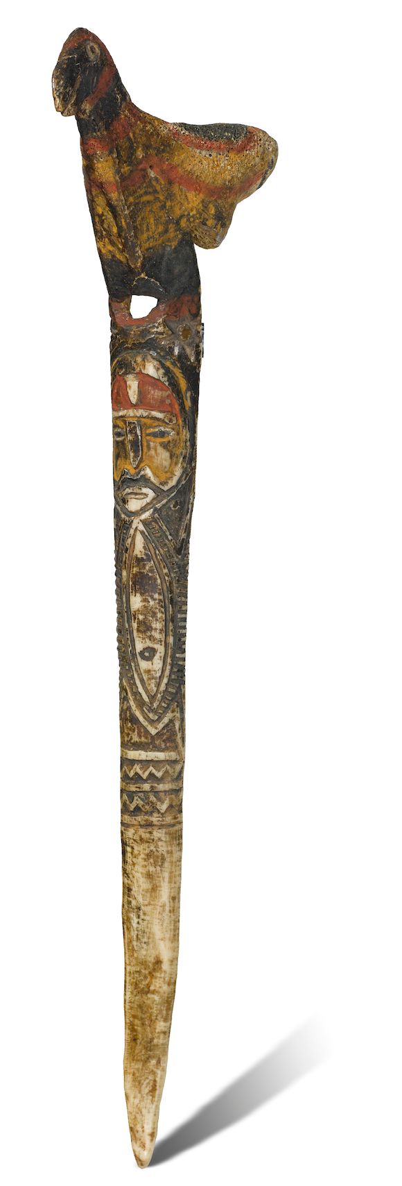 Bonhams : Abelam Dagger with Parrot, probably South Wosera Area, East ...