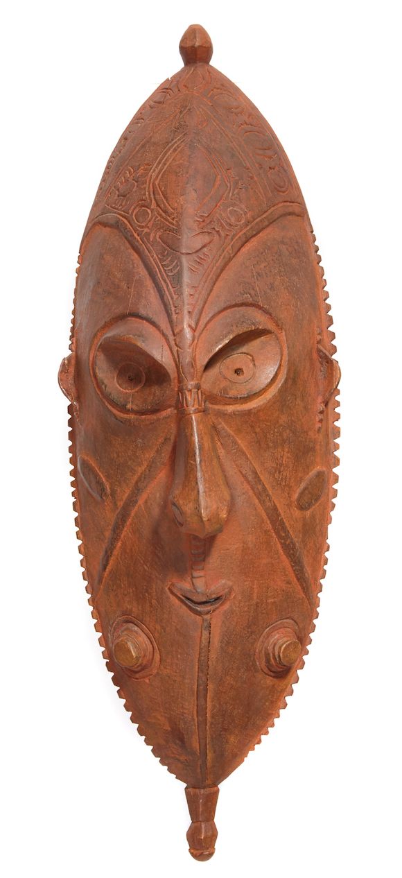 Bonhams : Large Mask, Upper Ramu River Area, Papua New Guinea,from the ...