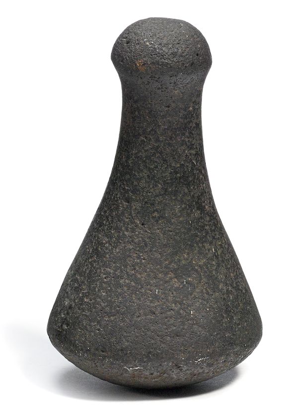 Bonhams : Stone Food Pounder, Hawaiian Islands