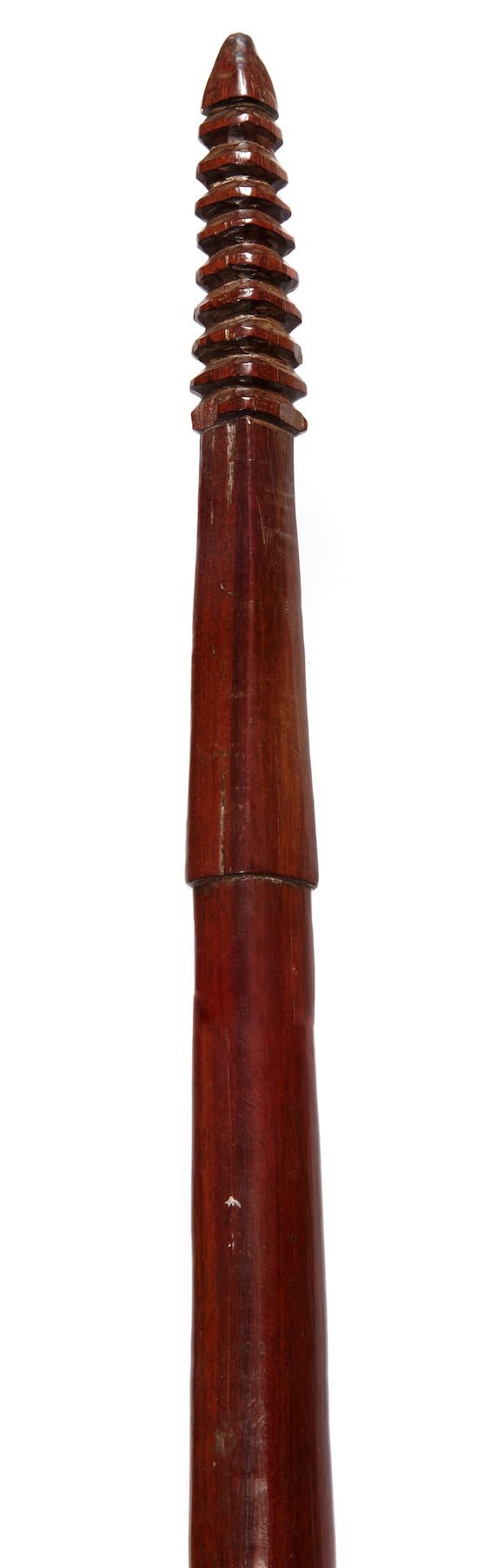 Bonhams : Large and Rare Kanak Ritual Digging Stick, New Caledonia