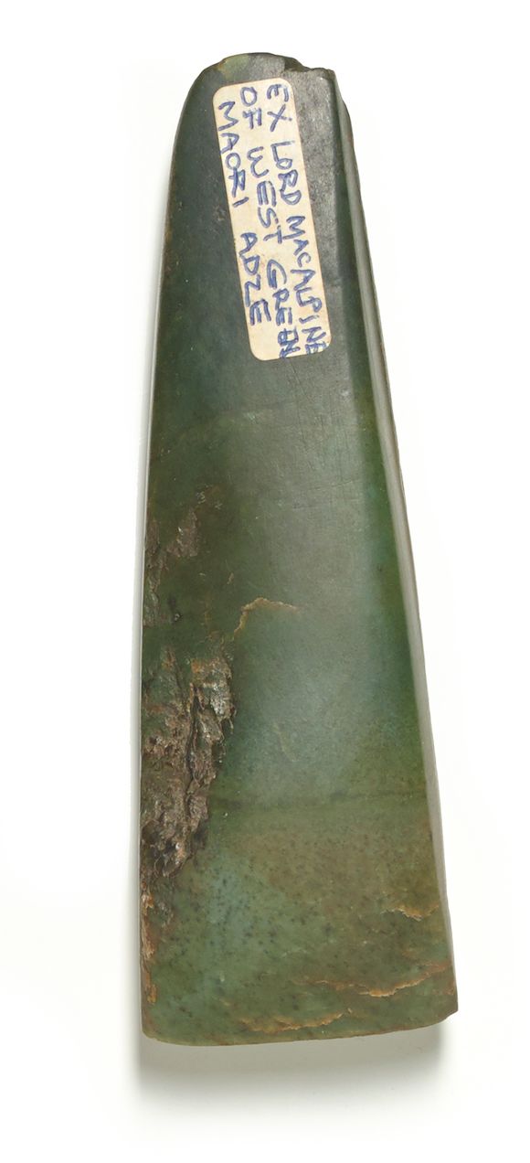 Bonhams : Maori Adze Blade, New Zealand