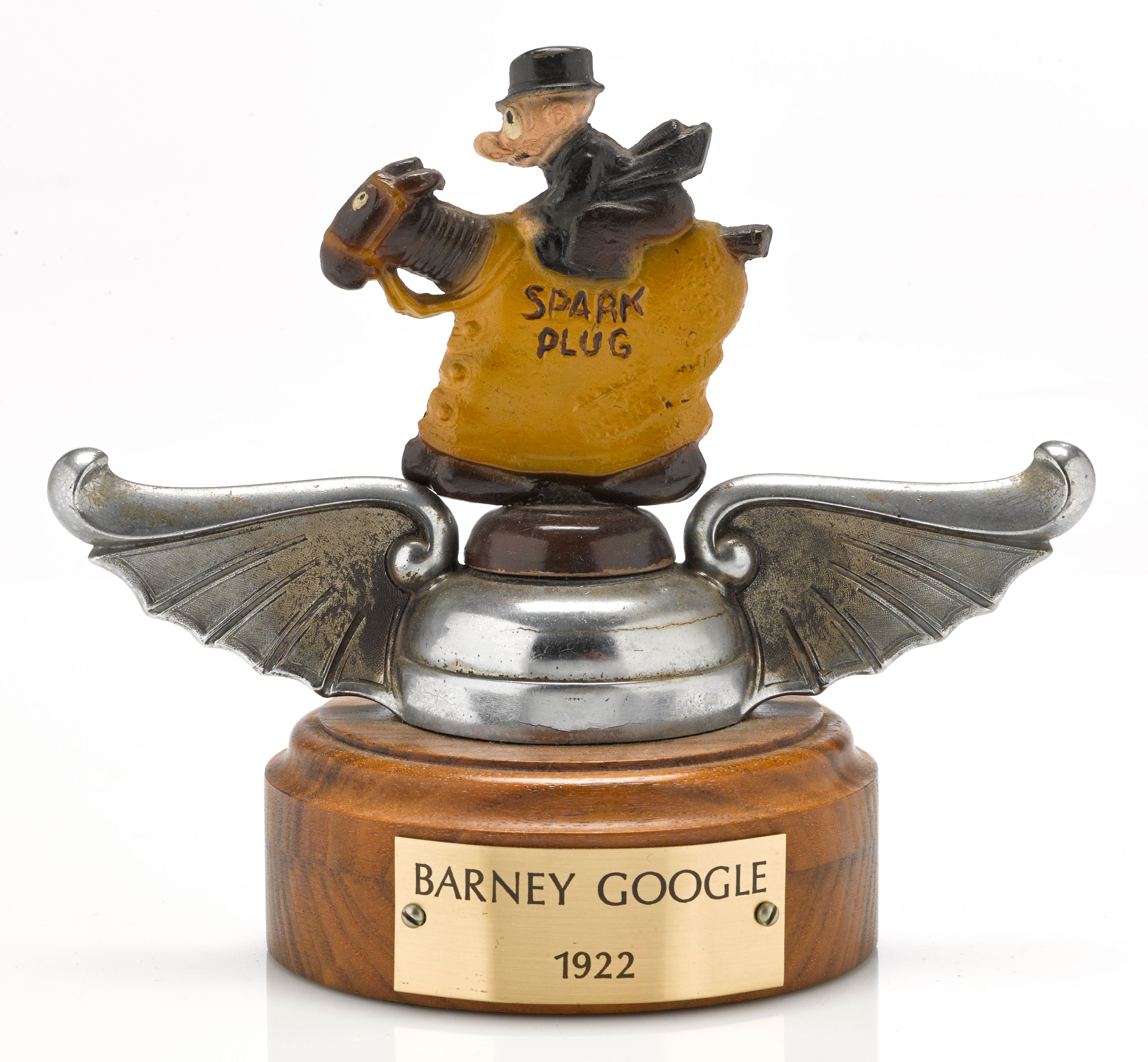 Bonhams Cars : A fine 'Barney Google' mascot, American, 1923, Height 6 ins.