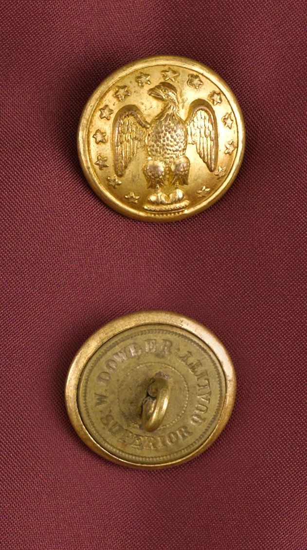 Bonhams : A Confederate Army officer's button