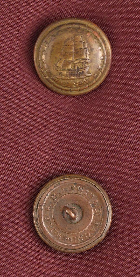 Bonhams : A Confederate Navy button