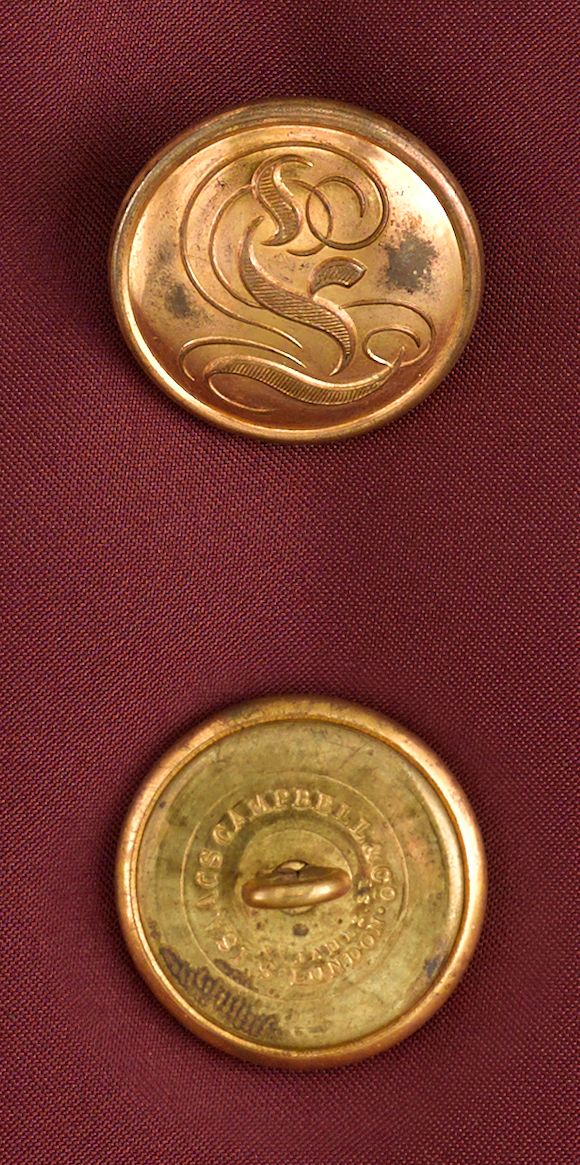 Bonhams : A Confederate Engineer officer's button