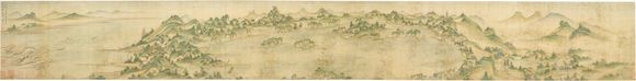 Bonhams : Li Jian (1747-1798) View of West Lake in the Style of Zhao Qianli
