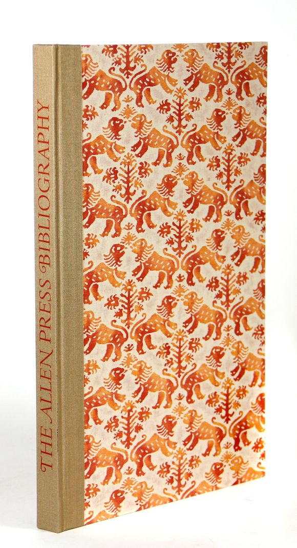 Bonhams : ALLEN PRESS. The Allen Press Bibliography. [Greenbrae, 1981].