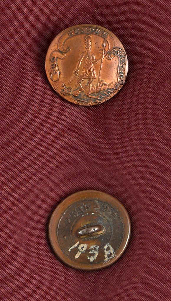 Bonhams : A State of Virginia button