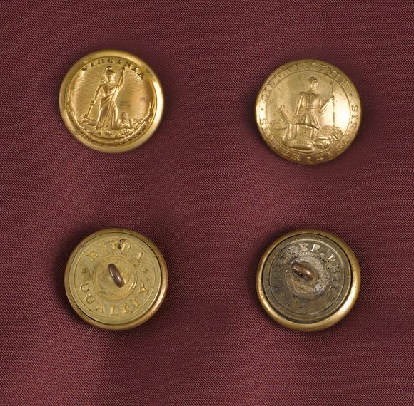 Bonhams : A lot of two State of Virginia buttons
