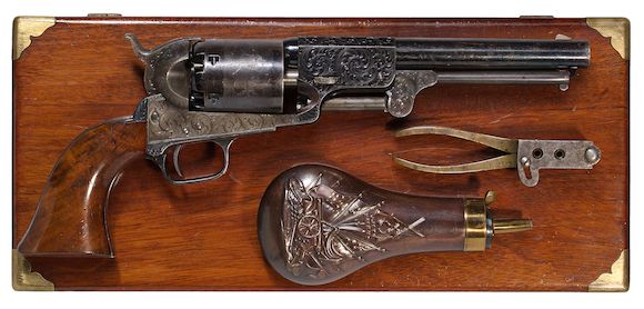 Bonhams : A cased and factory engraved Colt 3rd Model Dragoon ...