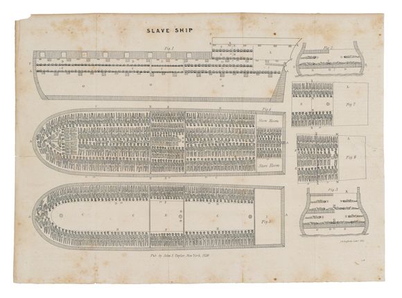 Bonhams : SLAVERY. Slave Ship. New York: John S. Taylor, 1836.