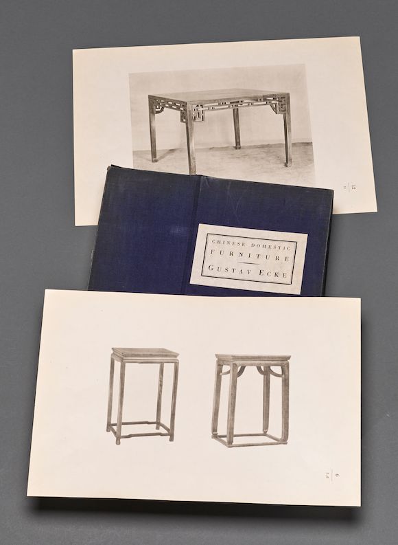 Bonhams : Ecke, Gustav Chinese Domestic Furniture Peking: Henri Vetch, 1944