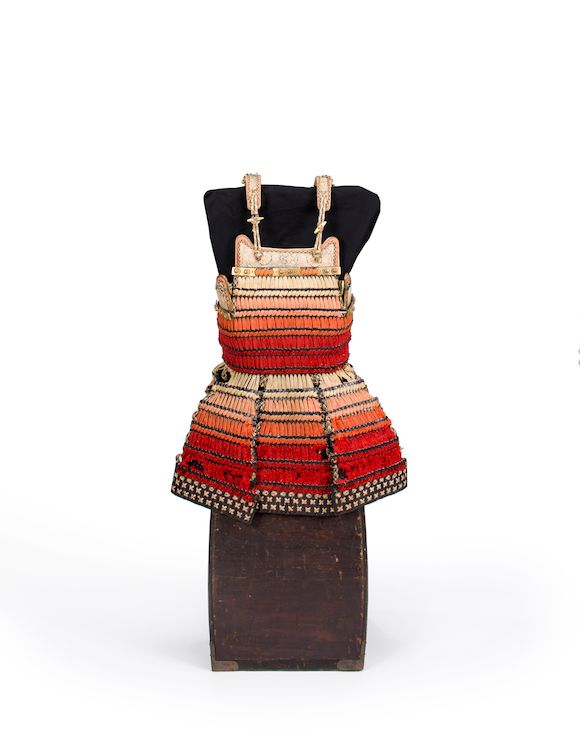 Bonhams : A Kamakura-style aka iro otoshi haramaki Edo period (18th ...