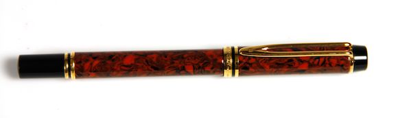 Bonhams : WATERMAN Red & Black Acrylic Fountain Pen