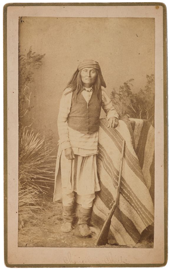 Bonhams : MANGAS COLORADAS, THE YOUNGER. RANDALL, A.F. Albumen print ...