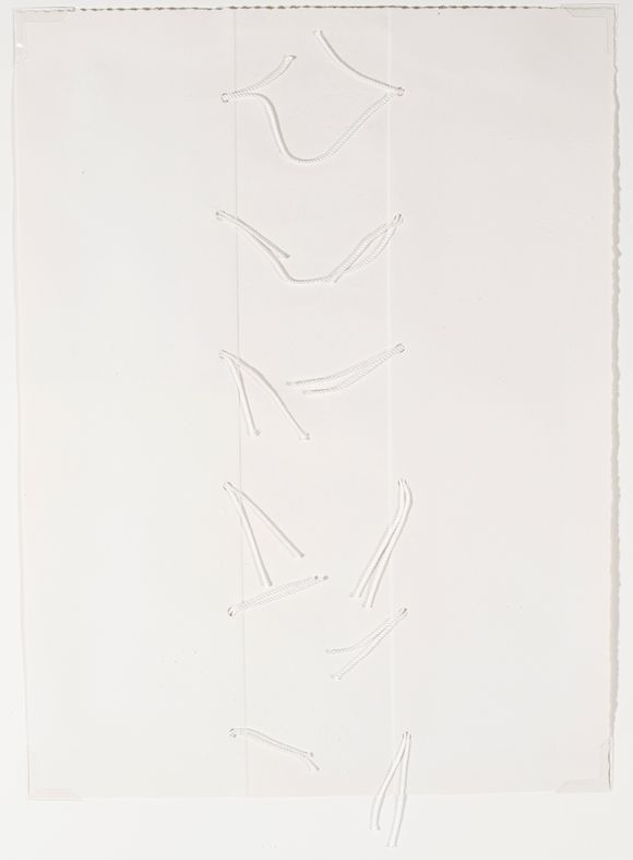 Bonhams Zarina Hashmi Born 1937 Untitled A 5 Tied Strings