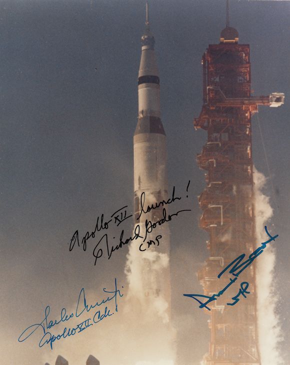 Bonhams : LIGHTING DOES STRIKE THE SAME PLACE TWICE – AT THE APOLLO XII ...