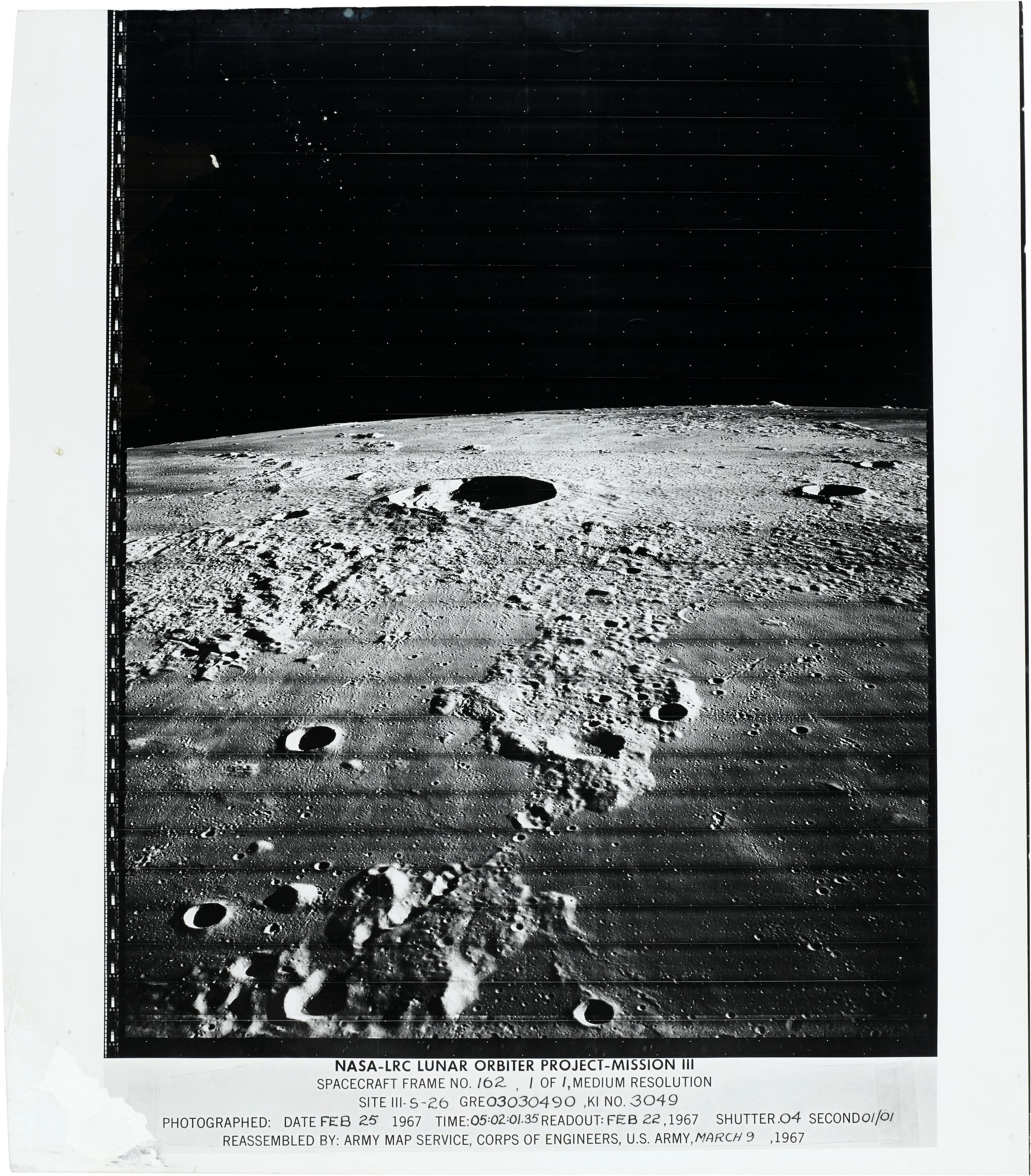 LUNAR ORBITER III. - auctions & price archive