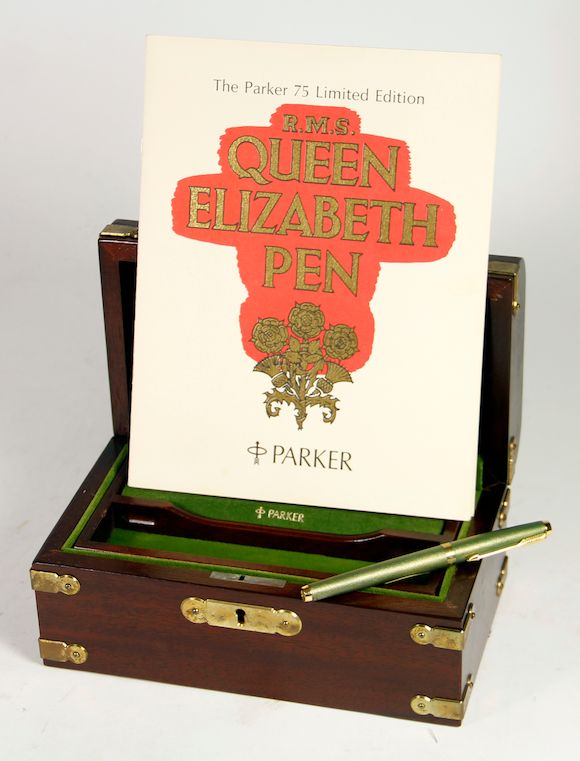Bonhams : PARKER Parker 75 R.M.S. Queen Elizabeth Limited Edition 5000 ...
