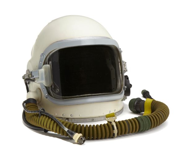 Bonhams : SOVIET HIGH ALTITUDE PRESSURE HELMET.