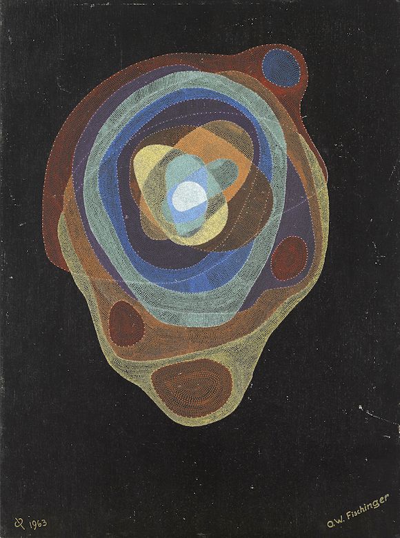 Bonhams : Oskar Fischinger (1900-1967) Untitled, 1963 24 x 17 7/8in ...