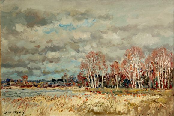 Bonhams : Jean Rigaud (French, 1912-1999) Ciel, 1979 15 1/4 x 22in