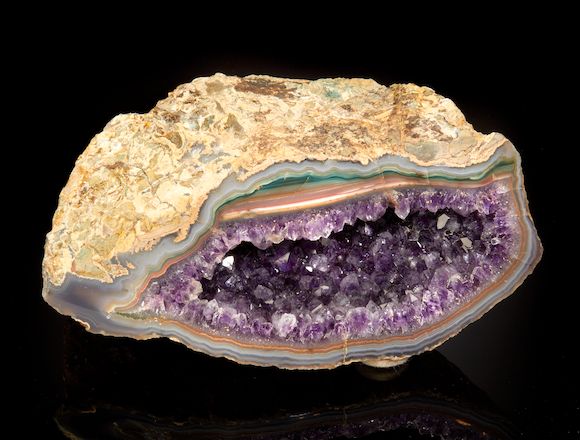Bonhams : Amethyst Geode Vug