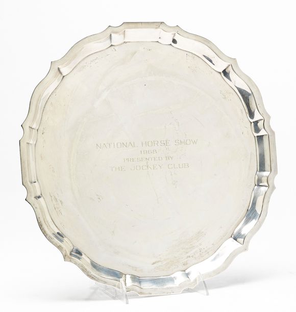 Bonhams : An American sterling silver scalloped circular National Horse ...